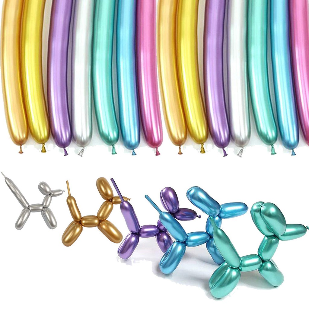 Jual GROSIR BALON TWIST CHROME Professional Modelling Ballons/ Balon ...