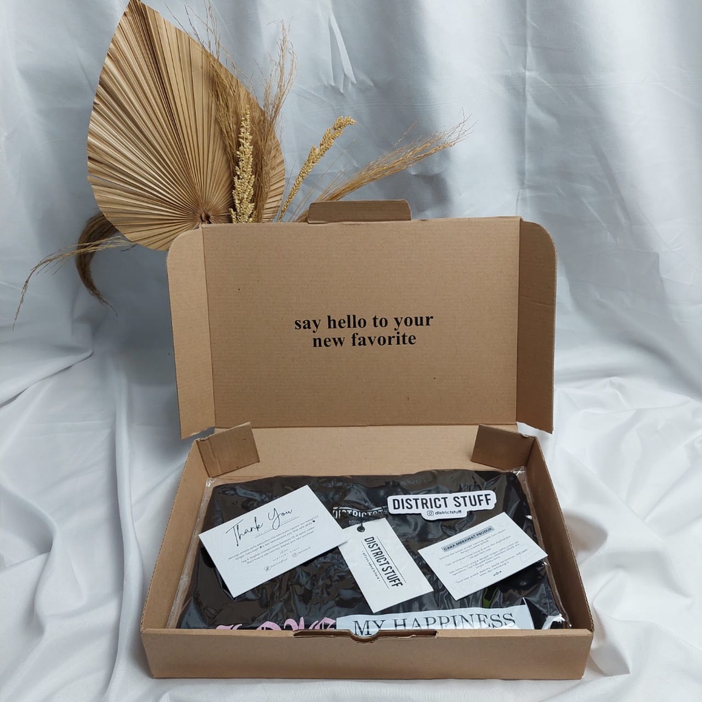 Jual Districtstuff Gift Box Custom Kartu Ucapan Indonesia|Shopee Indonesia