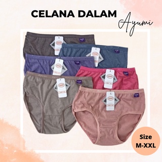 Jual Celana Dalam Wanita Polos Ayumi - CD Wanita Ukuran M L XL XXL Katun Polos | Shopee Indonesia