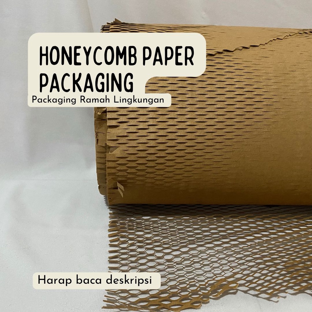 Jual Eco friendly Bubble Wrap Kertas|Packaging Ramah Lingkungan|Honeycomb Paper Wrap|Hexcel Wrap ...