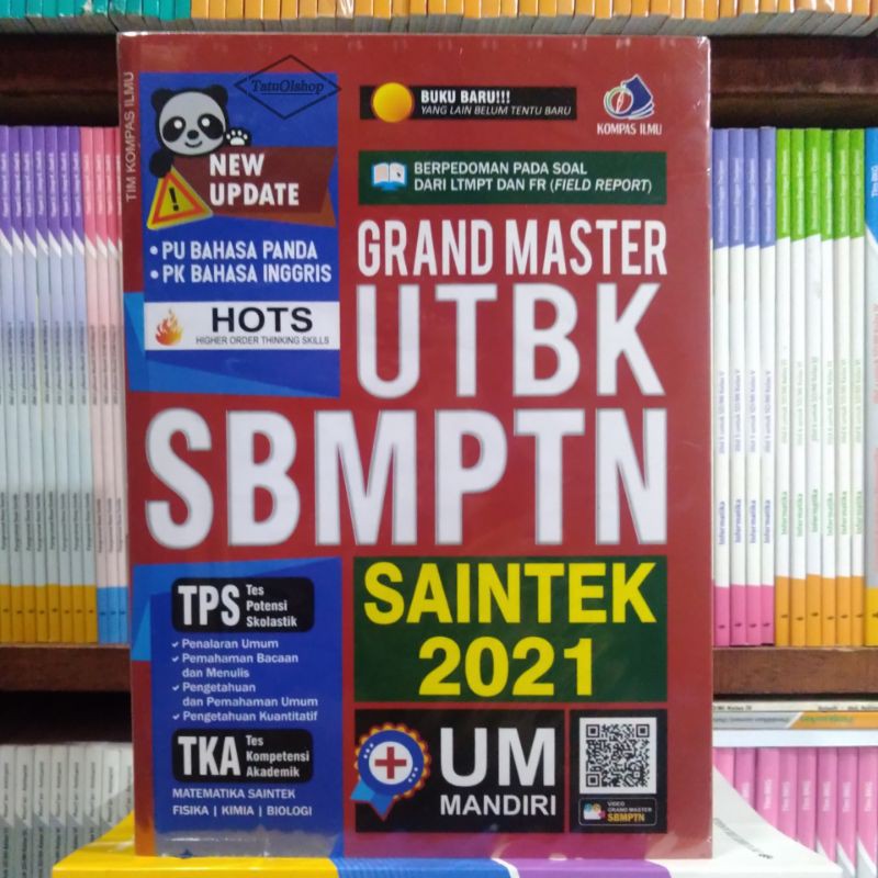 Jual Buku Grand Master UTBK SBMPTN Saintek 2021 New Update Original | Shopee Indonesia