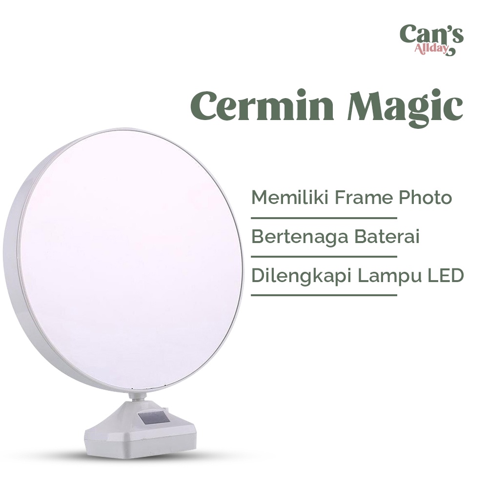 Jual Cermin Bulat Aesthetic Kaca Makeup Cermin Magic Indonesia|Shopee ...