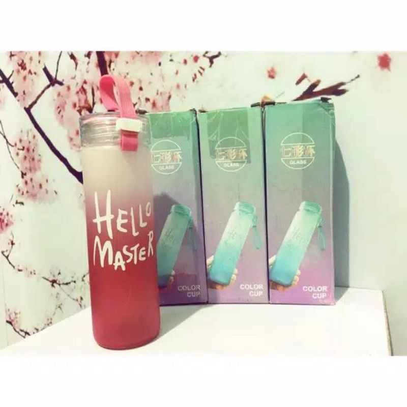 Jual BOTOL KACA HELLO MASTER | Shopee Indonesia
