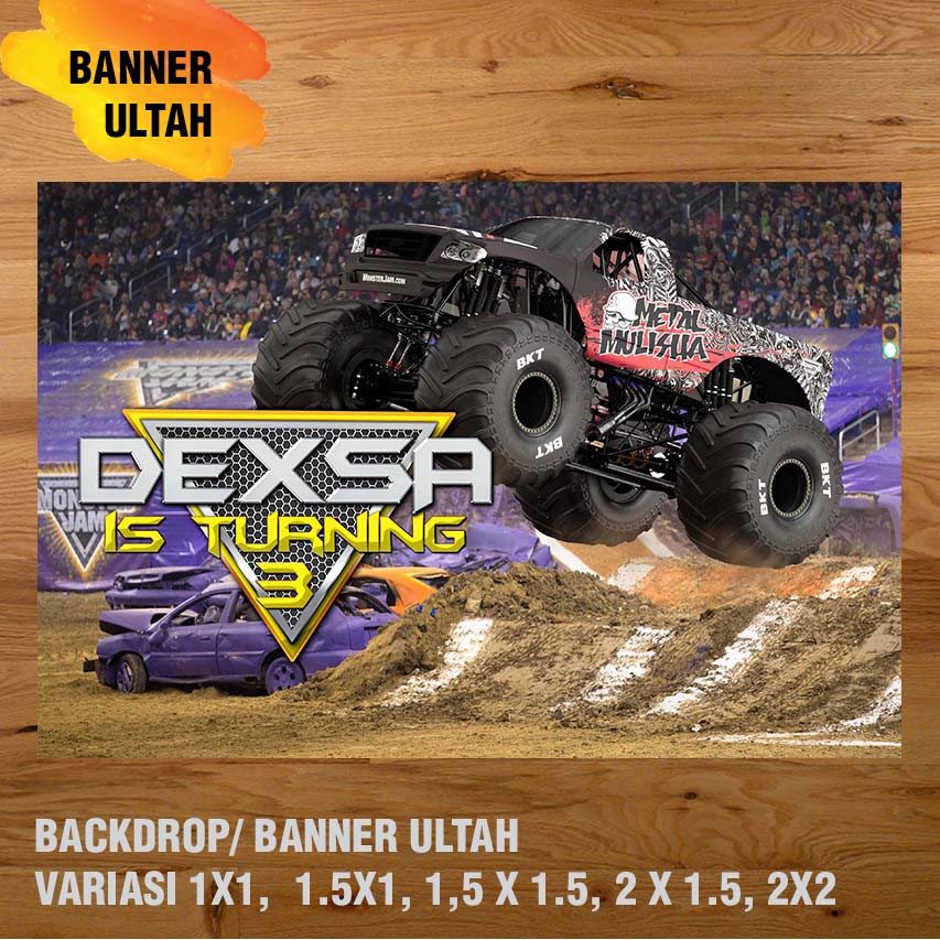 Jual MONSTER JAM BANNER/ BACKDROP/ SPANDUK ULANG TAHUN UL-TAH | Shopee ...