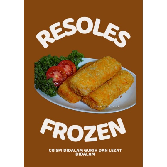 Jual COD DAN PROMO resoles daging sayur frozen food/resol daging ...