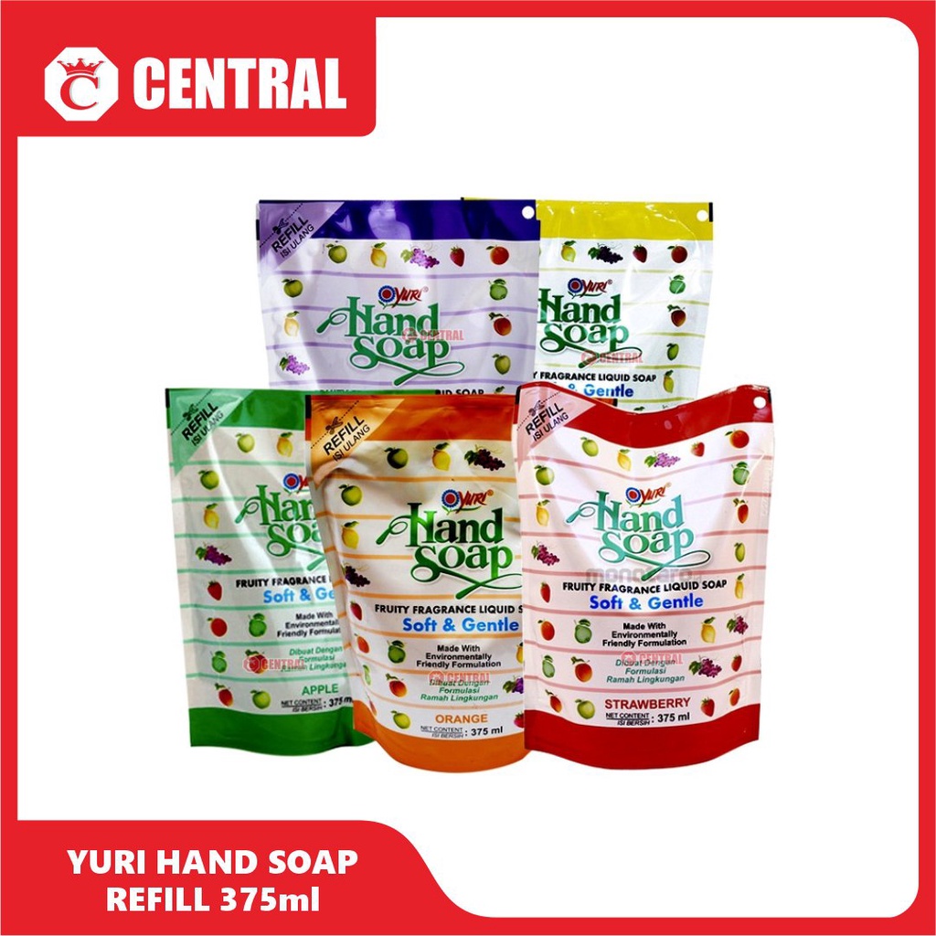 Jual YURI HAND SOAP SABUN CUCI TANGAN REFIL 375ML | Shopee Indonesia