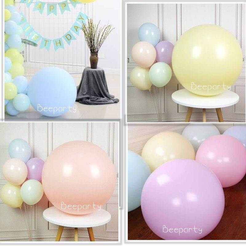Jual Balon Pastel Jumbo Balon Latex Pastel 36inch Balon Macaron ...