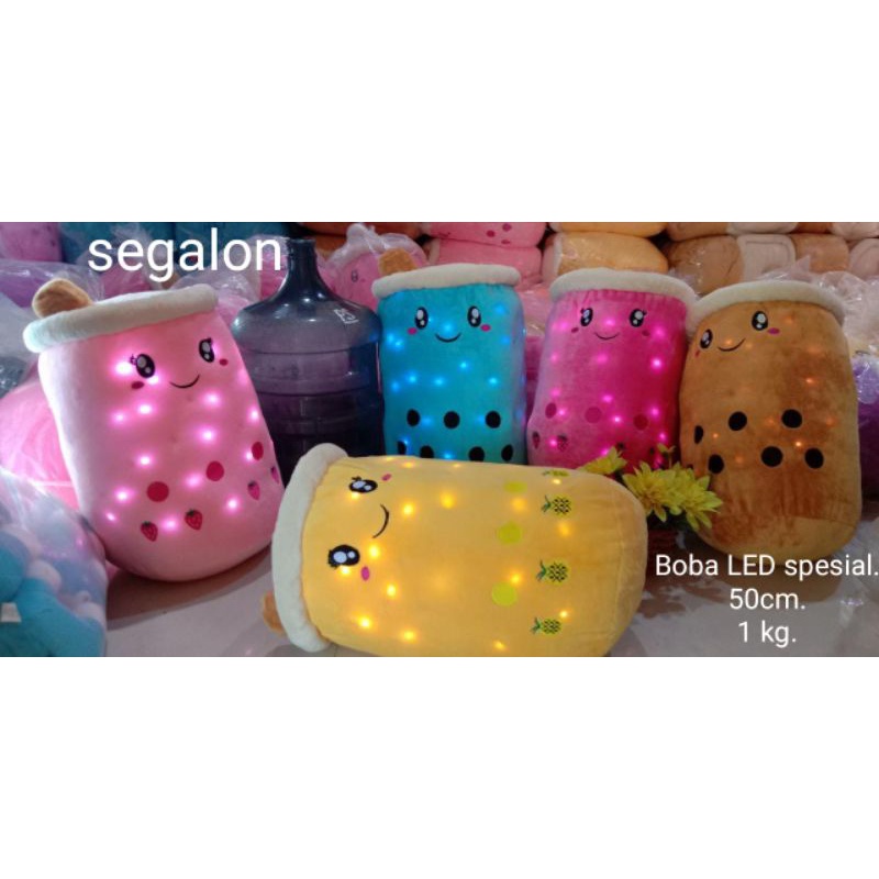Jual Boneka Boba LED size M, L, SEGALON,baca deskripsi/boneka Boba LED ...