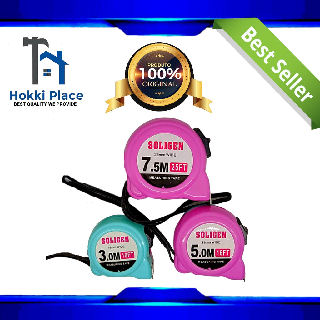 Jual SOLIGEN METERAN ROLL UKURAN 3 , 5 , 7.5 METER TUKANG BANGUNAN ROLL ...