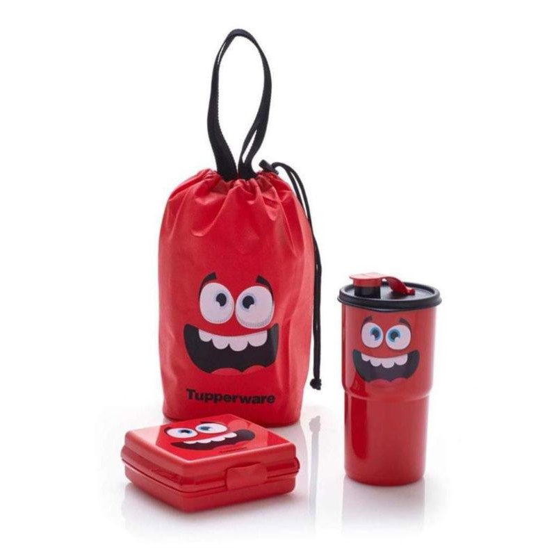 Jual smiley luch set tupperware | Shopee Indonesia