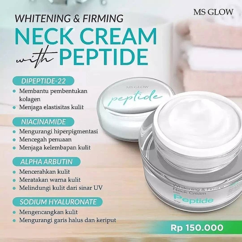 Jual Whitening & Firming Neck Cream with Peptide | Shopee Indonesia