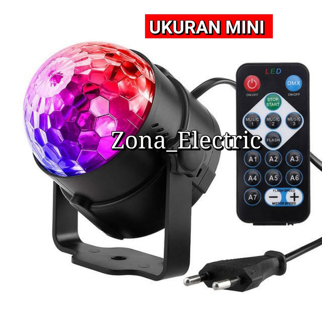 Jual LAMPU DISCO MINI PROYEKTOR LED REMOTE CONTROL /LAMPU DISKO MULTI ...
