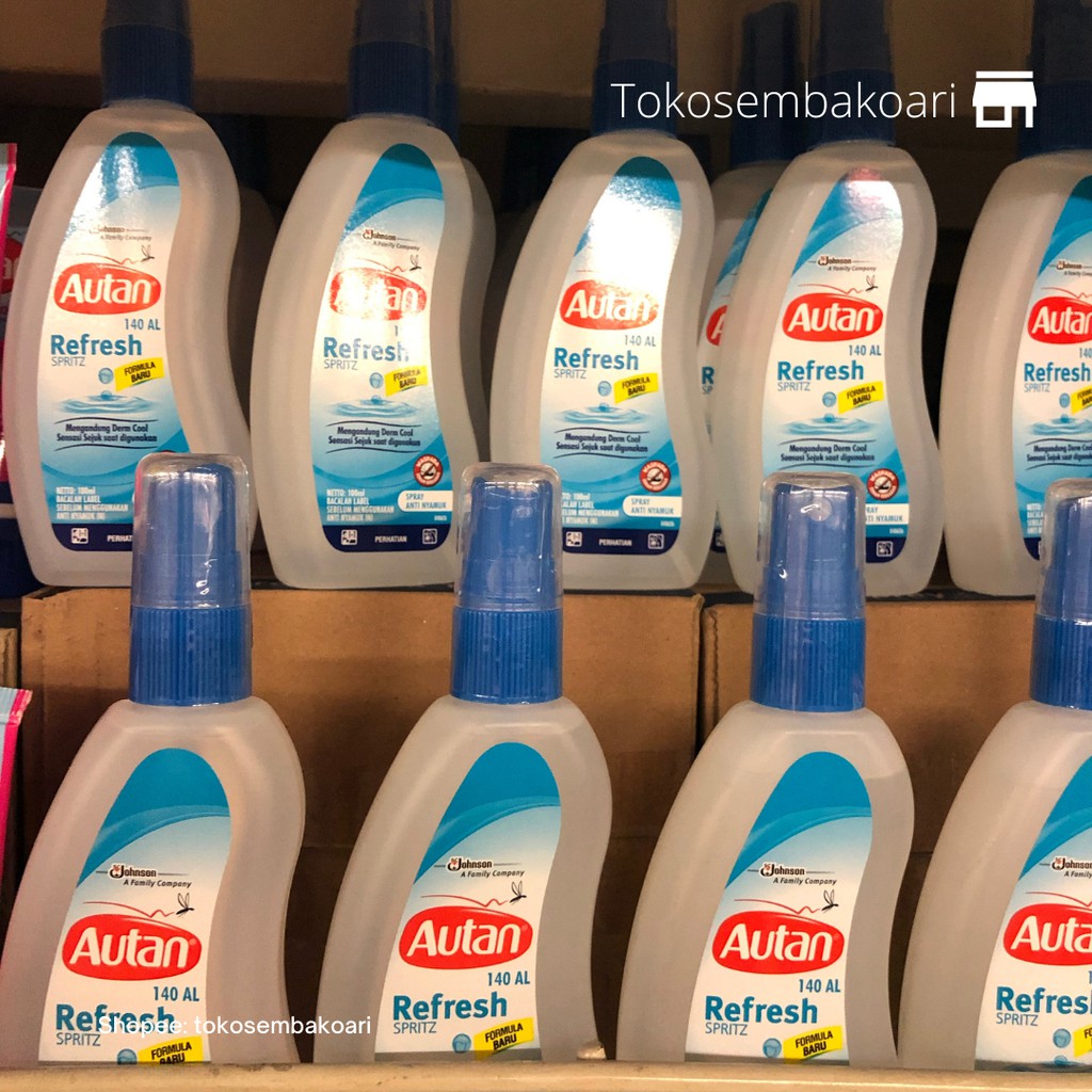 Jual Autan Spray Refresh Spritz Spray Anti Nyamuk 100 ml | Shopee Indonesia