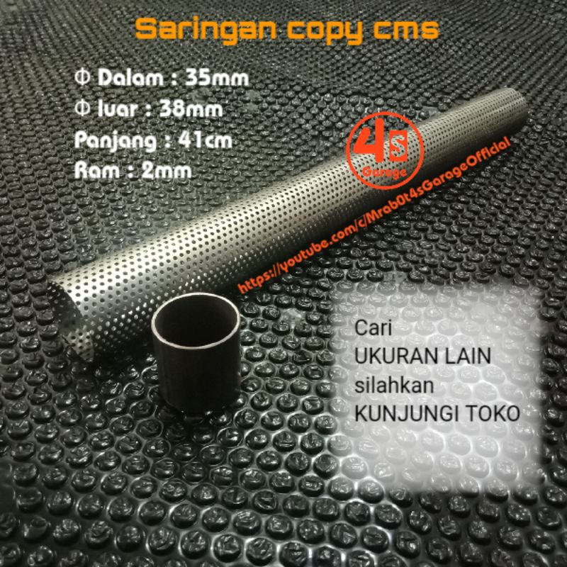 Jual Pipa Saringan Knalpot Copy CMS GEN 1 Peredam Suara Kenalpot Racing Bobokan Adem Bass Gerung ...