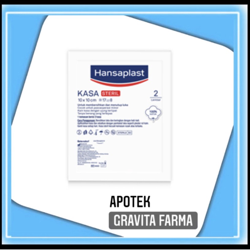 Jual Hansaplast Kasa Steril 10 x 10 cm isi 2 lembar - kassa | Shopee ...