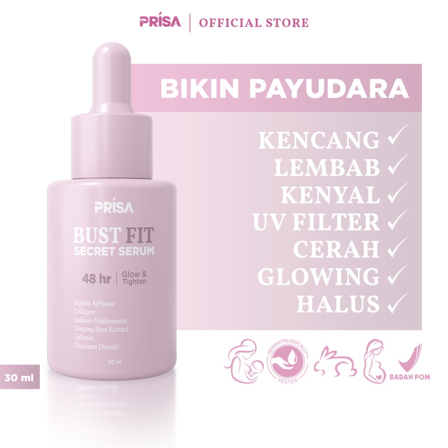Jual PRISA Bust Fit Secret Serum Mengencangkan Payudara with NANO MOLECUL TECHNOLOGY | Shopee ...