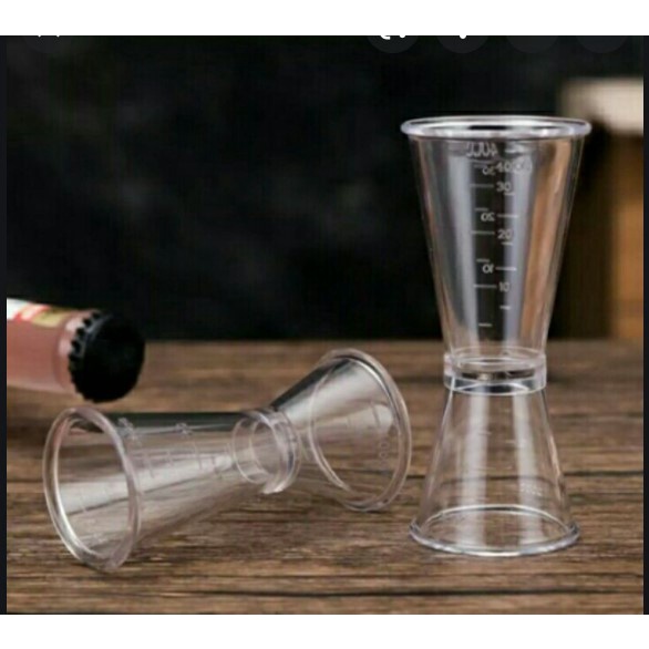 Jual Jigger 20/40 ml Akrilik Jigger takaran Gula dan Sirup Cair Jigger ...