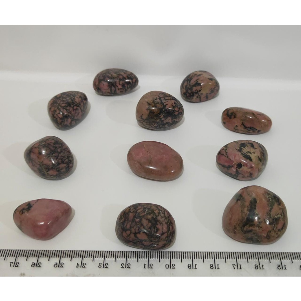Jual Natural Rhodonite Tumble Gravel 2-3 cm (Harga per pcs) | Shopee ...