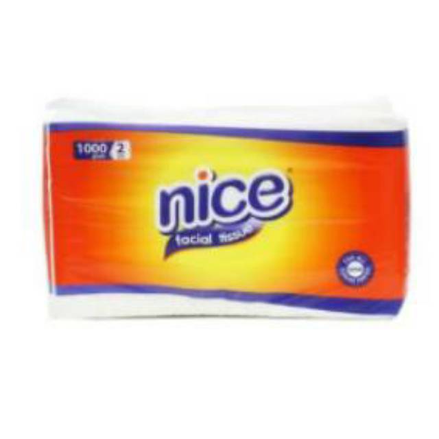 Tisu Nice facial tissue 900 1000 gram 900gr 1000gr 2ply | Shopee Indonesia