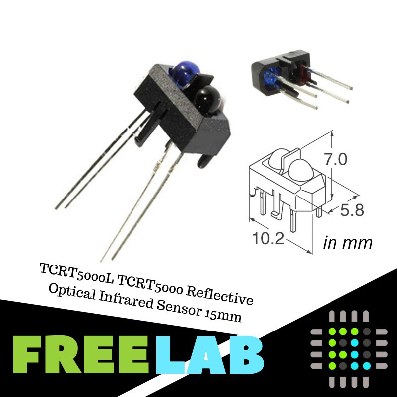 Jual TCRT5000L TCRT5000 Reflective Optical Infrared Sensor 15mm ...