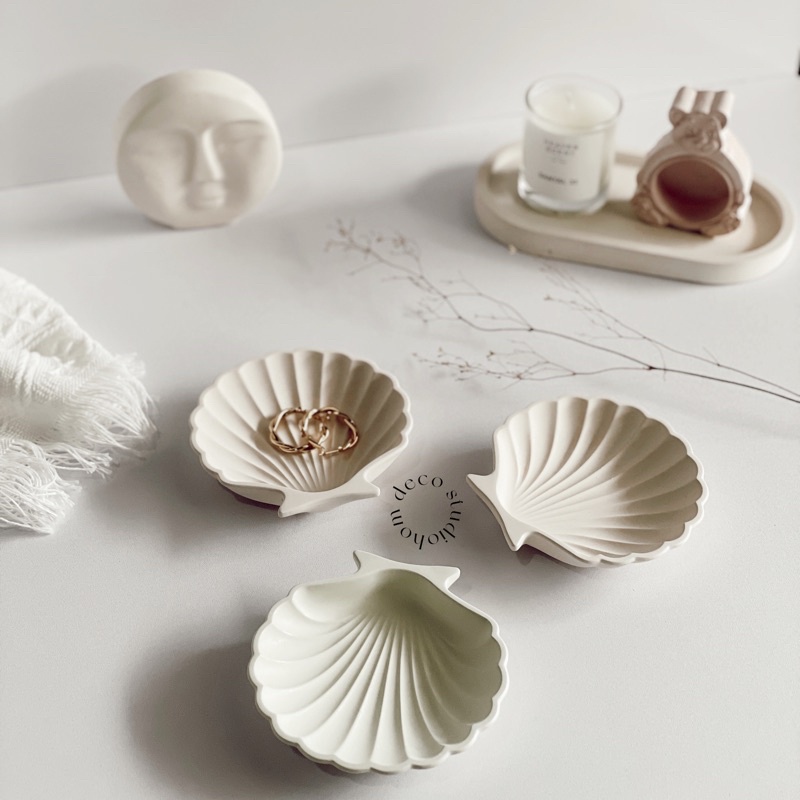 Jual ATHENA Shell Tray | Trinket dish | Jewelry Tray | Aesthetic Tray ...