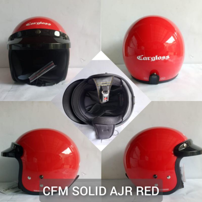 Jual HELM CARGLOSS ORIGINAL AJR RED//MERAH CABE | Shopee Indonesia