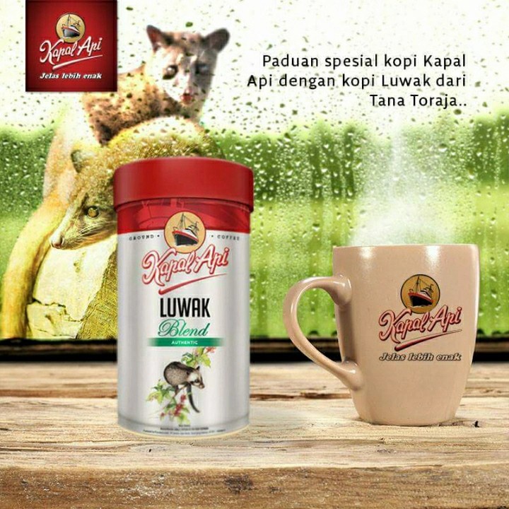 Jual Kapal Api Luwak Blend 200gr Kopi Halus/Giling | Shopee Indonesia