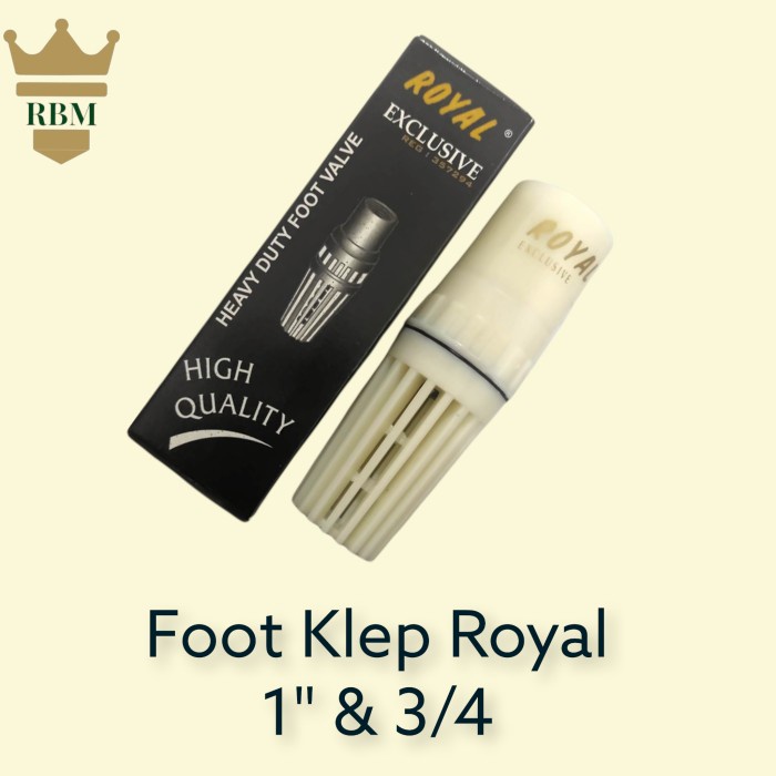 Jual Foot Klep Jumbo Royal 1 Inch Dan 3/4 / Foot Valve Tusen Klep ...