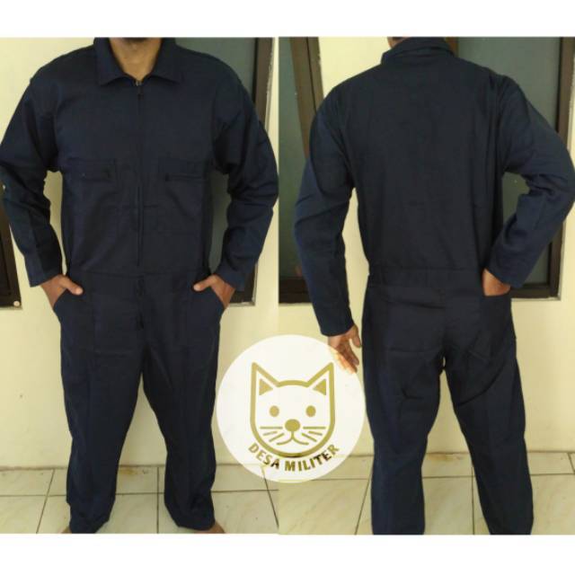 Jual Wearpack Safety Blue Navy - Katelpak Proyek - Seragam Bengkel ...
