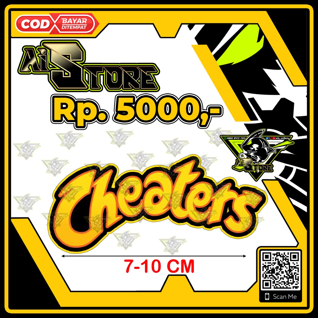 Jual Stiker Cheaters | Shopee Indonesia