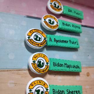 Name tag bidan bhayangkari dokter perawat profesi | Shopee Indonesia