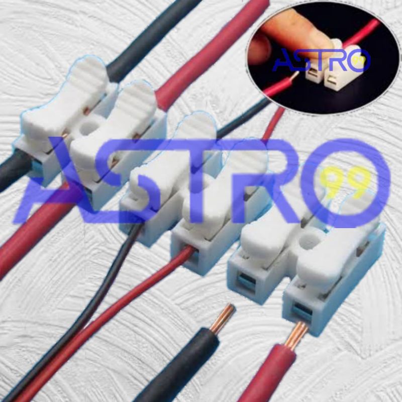Jual Terminal Jepit Kabel Listrik Sambungan Kabel Quick Connector 2 / 3 ...