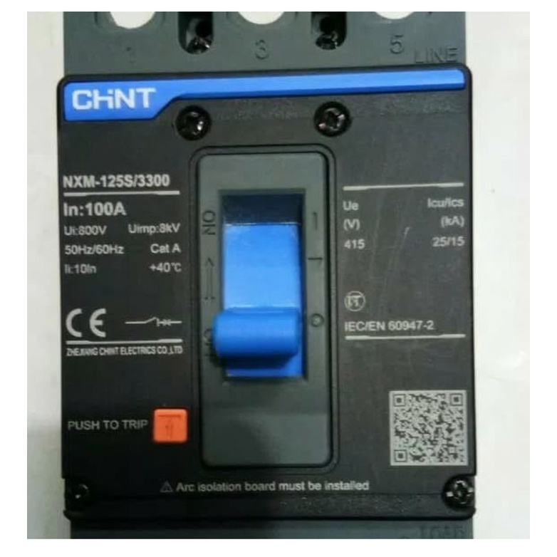 Jual MCCB Breaker NXM-250S 3P 3 Phase 35Ka (160A 180A 200A 225A) Chint | Shopee Indonesia
