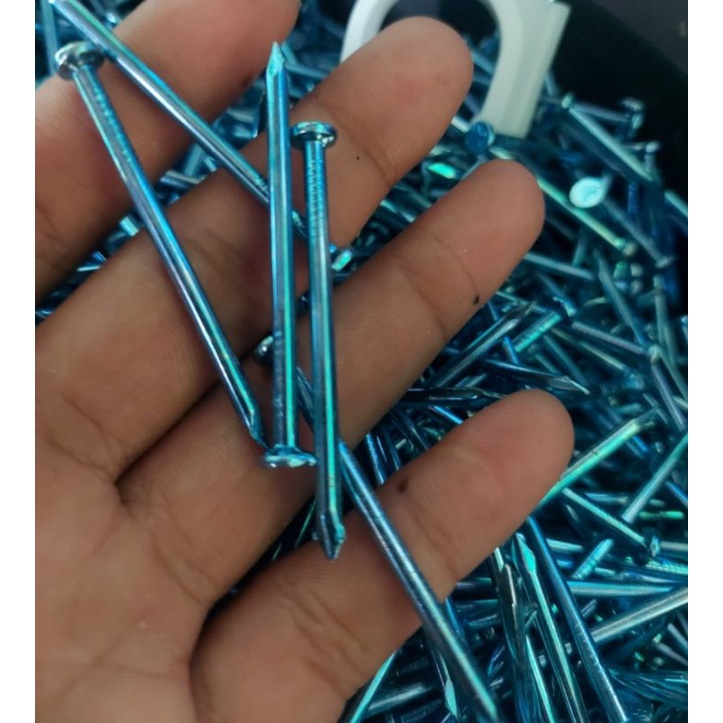 Jual paku beton biru,paku beton dinding | Shopee Indonesia