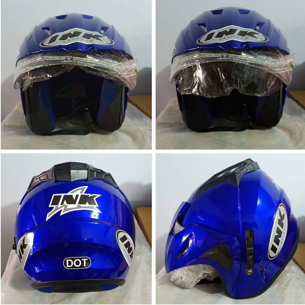 Jual HELM SNI JP8 DOUBLE VISOR (2 KACA) BIRU TUA FREE PACK BOX | Shopee ...