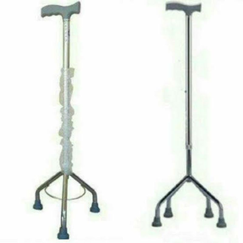 Jual tongkat kaki 3 / tongkat kaki 4 / tongkat lansia | Shopee Indonesia