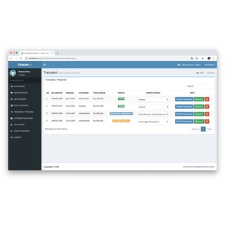 Jual Aplikasi Web Toko Online PHP dan MySQLi Perhitungan Ongkir ...
