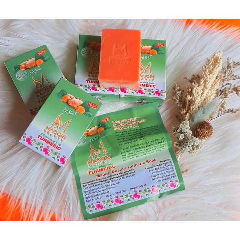 Jual Sabun Arab Original Turmeric Soap MAOORI BPOM NA | Shopee Indonesia