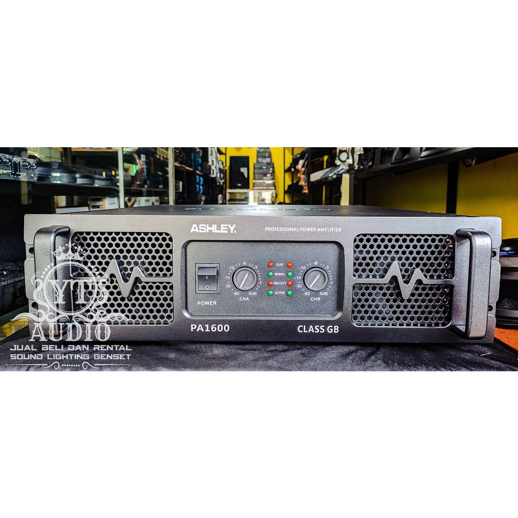Jual Power Amplifier ASHLEY PA1600/PA 1600 Clas GB ORIGINAL Indonesia ...