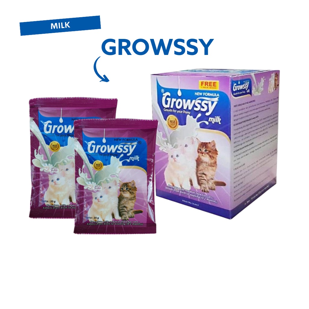 Jual Susu Kucing Growsy Per Sachet | Shopee Indonesia