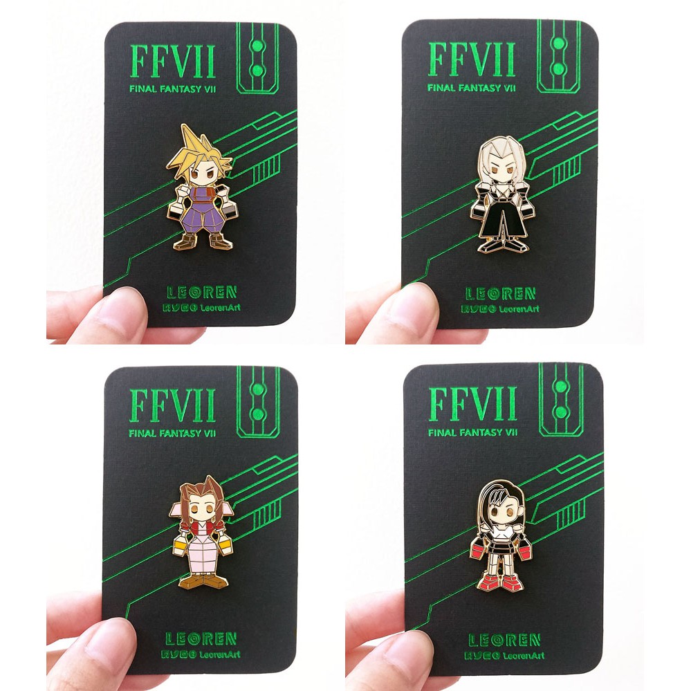 Jual Final Fantasy VII Remake / FF7R - Polygon Hard Enamel Pin | Shopee ...