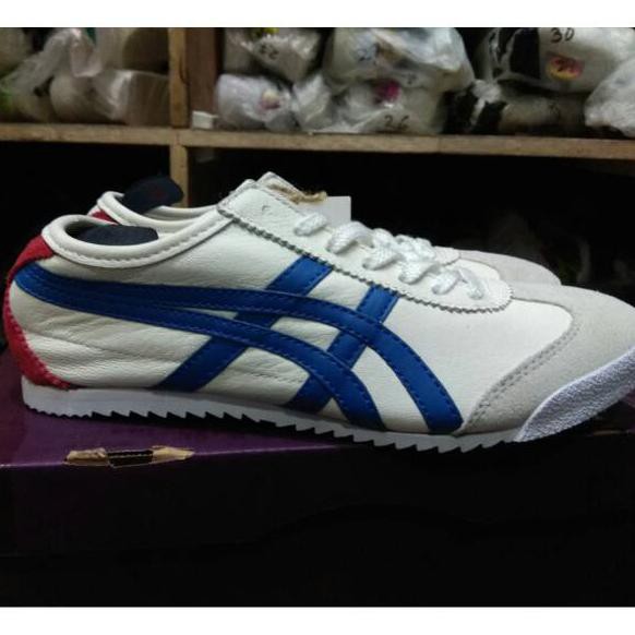 Jual ONITSUKA TIGER MEXICO DELUXE 66 WHITE BLUE - ONITSUKA TIGER JAPAN SEPATU ONITSUKA KULIT ...