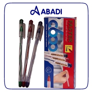 Jual BULPEN FASTER C600 PEN HITAM (ISI 12PCS) | Shopee Indonesia