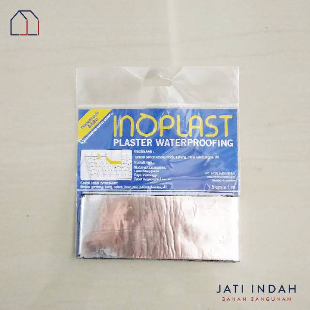 Jual TAMBAL TALANG INOPLAST PLASTER WATERPROOFING ALUMUNIUM ANTI AIR 5 CM X 1M | Shopee Indonesia