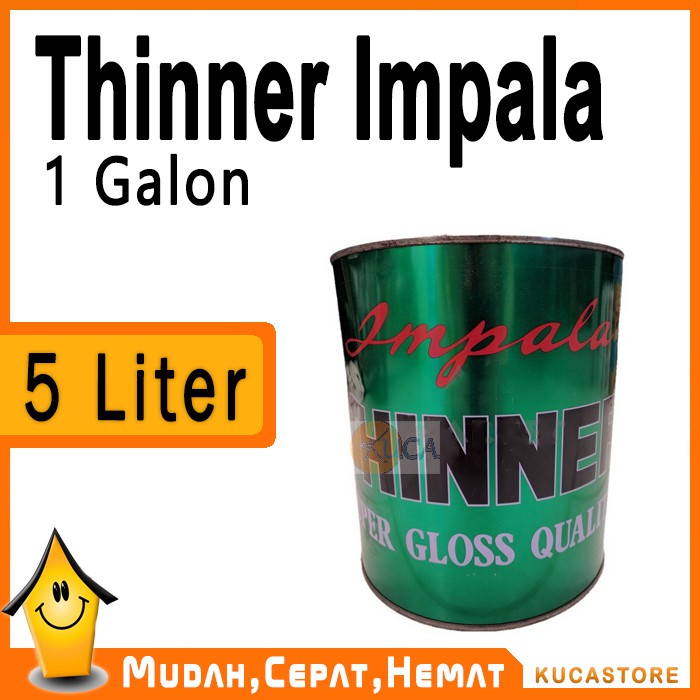 Jual Thinner Impala Pengencer Cat 5 Liter | Shopee Indonesia