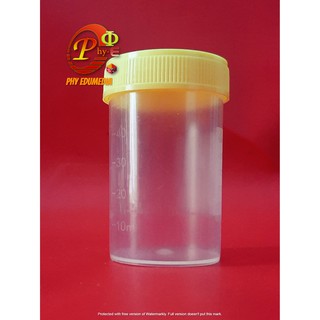 Jual Urine Container 60ml / Botol Urine 60ml / Pot Urin / Botol Sample ...