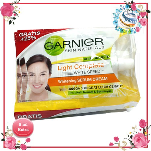 Jual Garnier Light Complete Whitening Serum Cream Spout - 9ml | Shopee ...