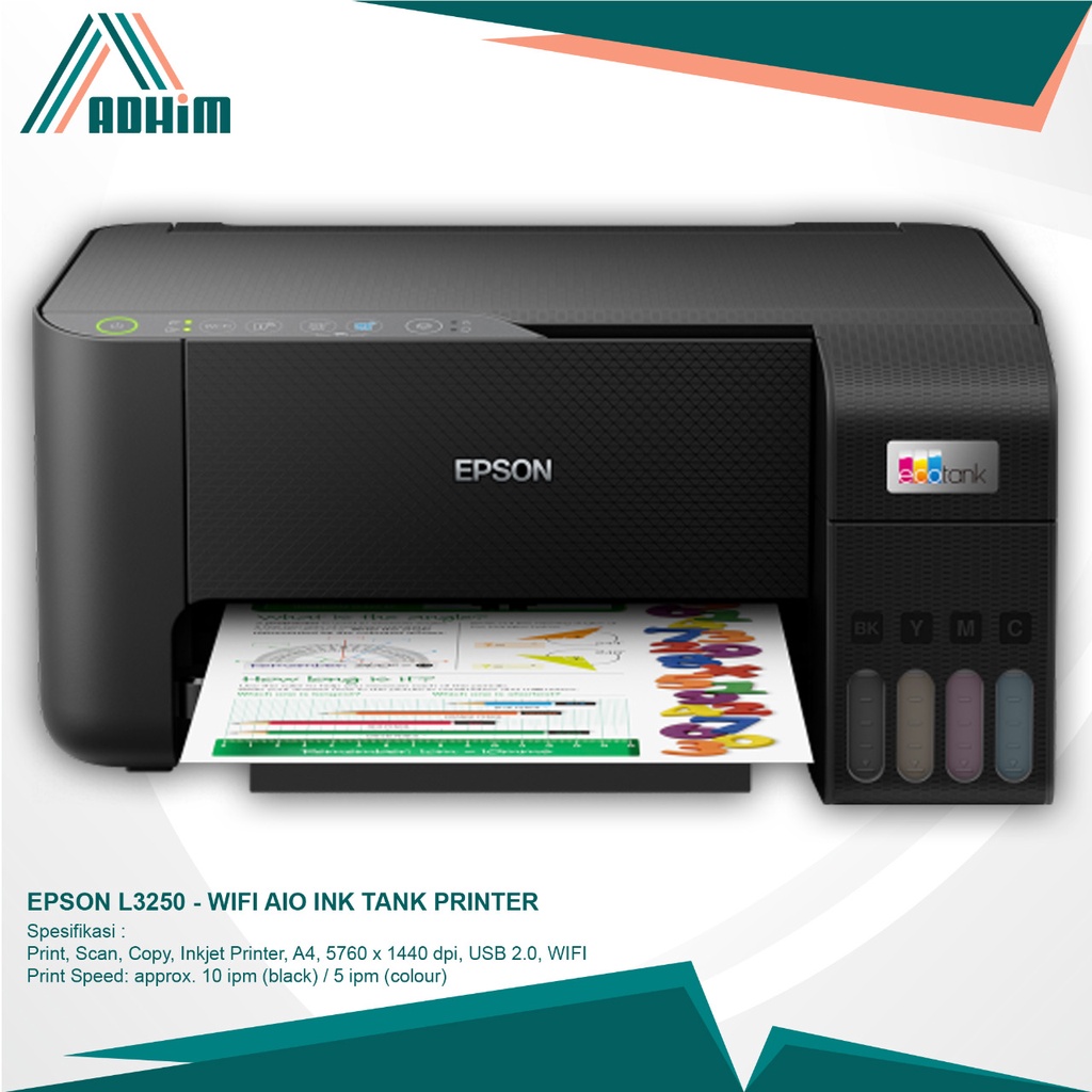 Jual Epson Ecotank L3250 A4 Wi Fi Printer Shopee Indonesia