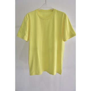 Jual Kaos Polos Kuning Lemon 100% Katun | Shopee Indonesia