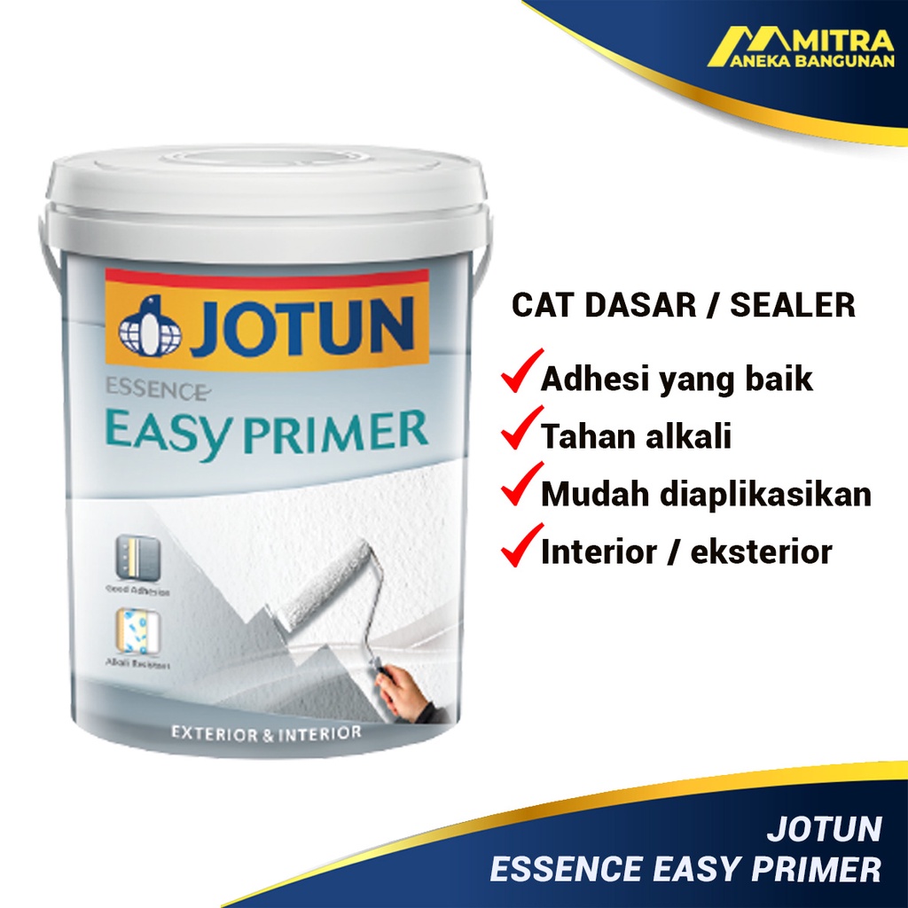 Jual CAT DASAR SEALER JOTUN ESSENCE EASY PRIMER 3,5 LITER SETARA 5 KG ... Jual CAT DASAR SEALER JOTUN ESSENCE EASY PRIMER 3,5 LITER SETARA 5 KG ...